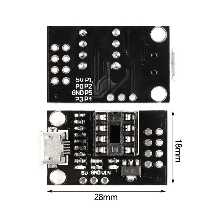 USB Attiny13a Attiny25attiny45attiny85 Development Board