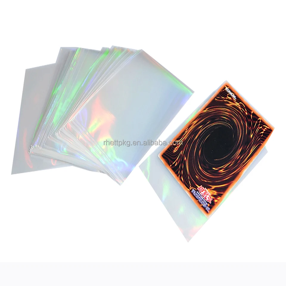 Custom Floral Transparent Card Sleeves - Premium Collection