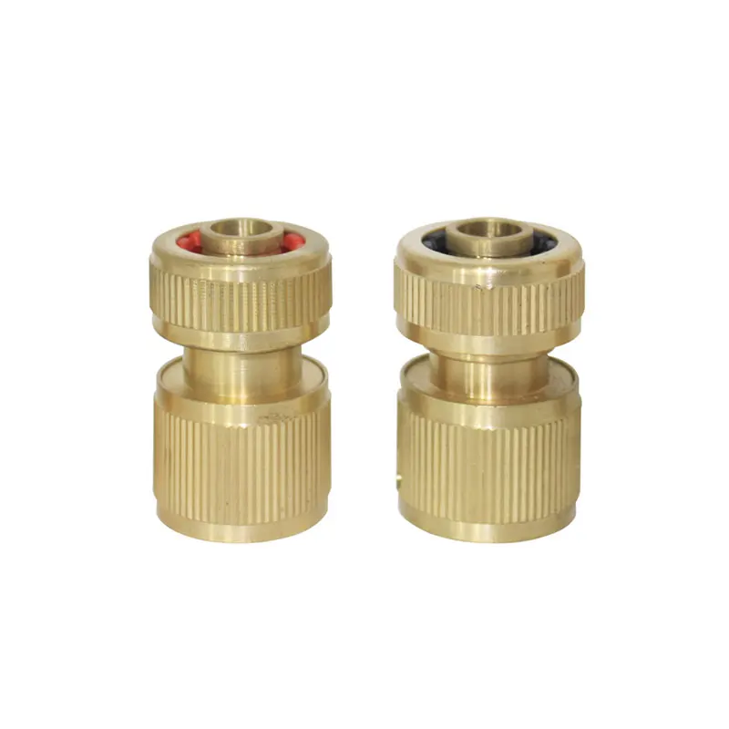 Flexible Brass Garden Hose American Swivel Connector Quick Connect ...