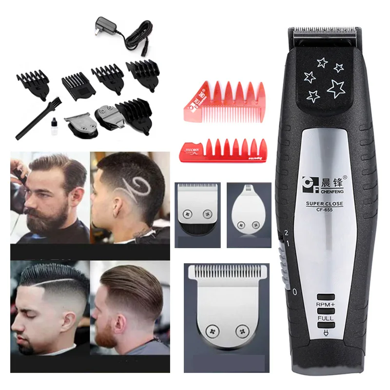 Rechargeable Wireless Electric Hair Trimmer Electric Hair Clipper ...