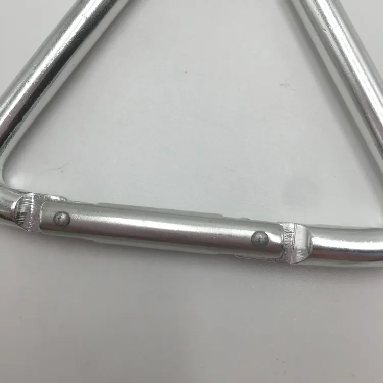 Custom Shaped Aluminum Triangle Carabiner - Promotional Gift