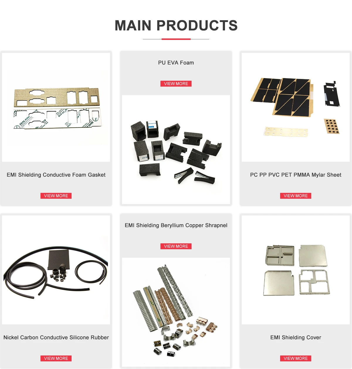 Shenzhen Haorun Precision Technology Co., Ltd. - EMI Conductive foam ...