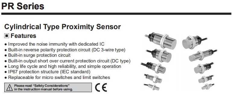 Autonics Proximity Switch Pr18-8dn Pr18-8dp Pr18-5dn Pr18-5dp M18 Waterproof Metal Sensor ...