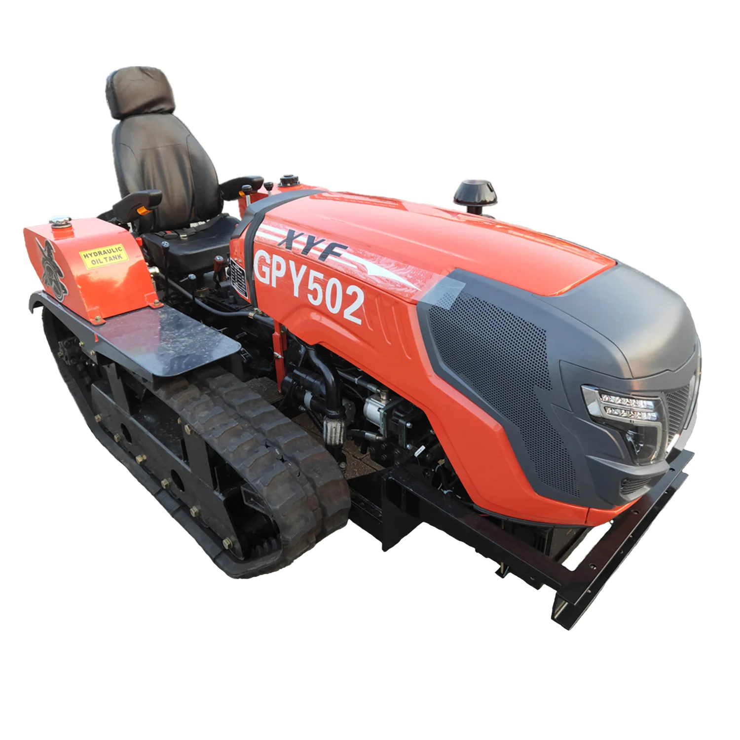 GYP-502 Remote Tracked Rotary Tiller - High Productivity