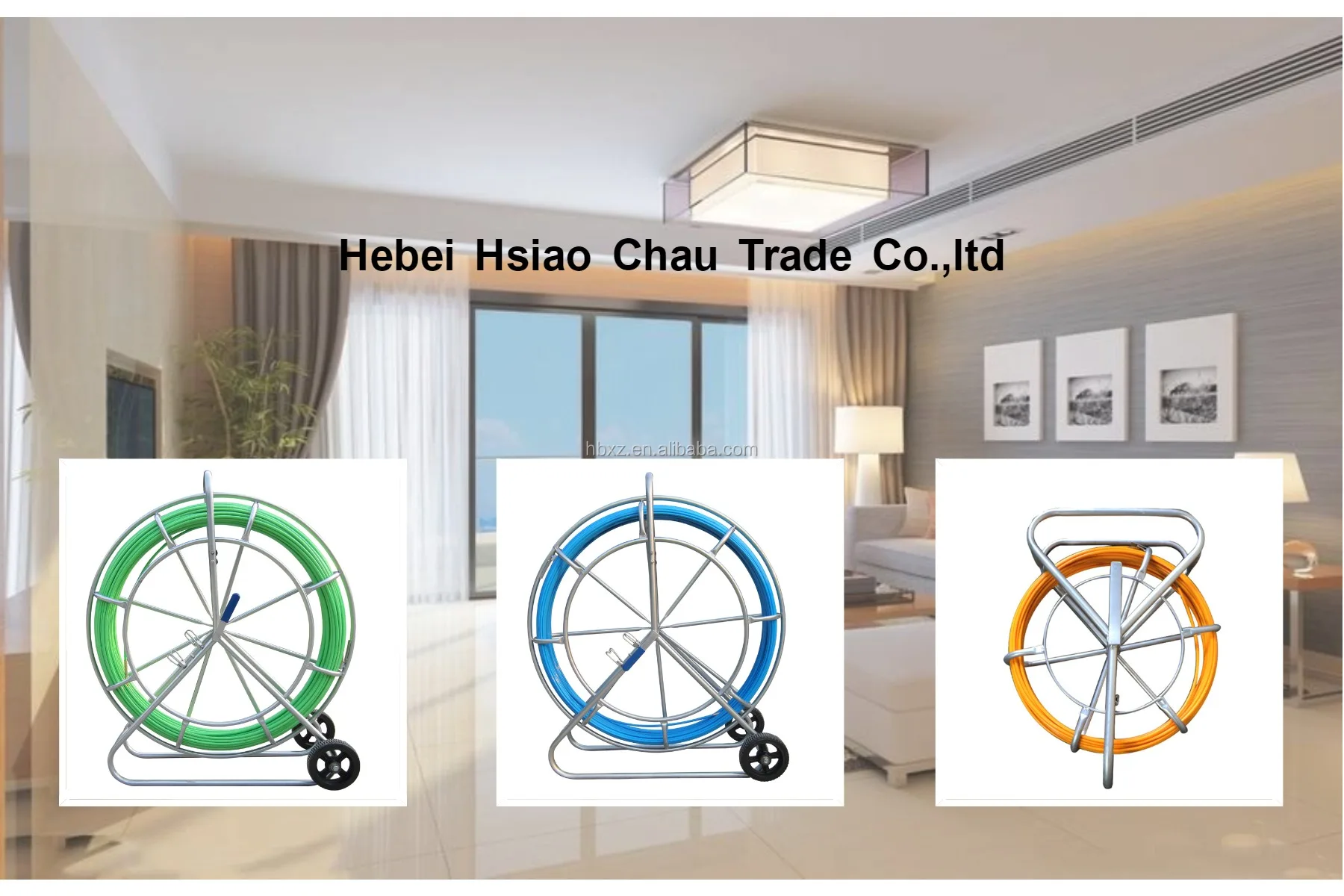 8mm Cable Duct Rodder Fiber Snake Cable Rods Cable Pulling Duct Rodders ...