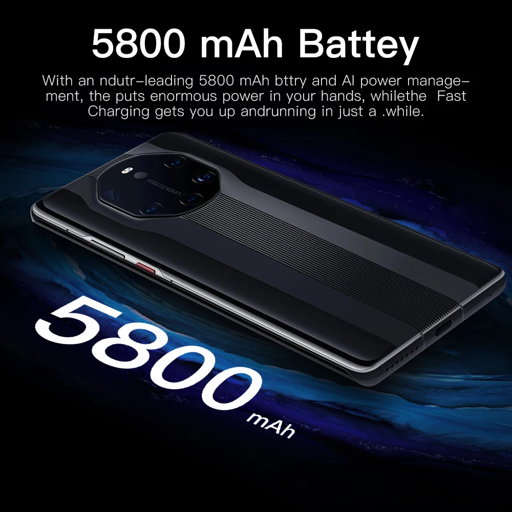 Smart Phones 12gb Ram+512gb Rom Large Memory Cell Phones Screen Finger ...