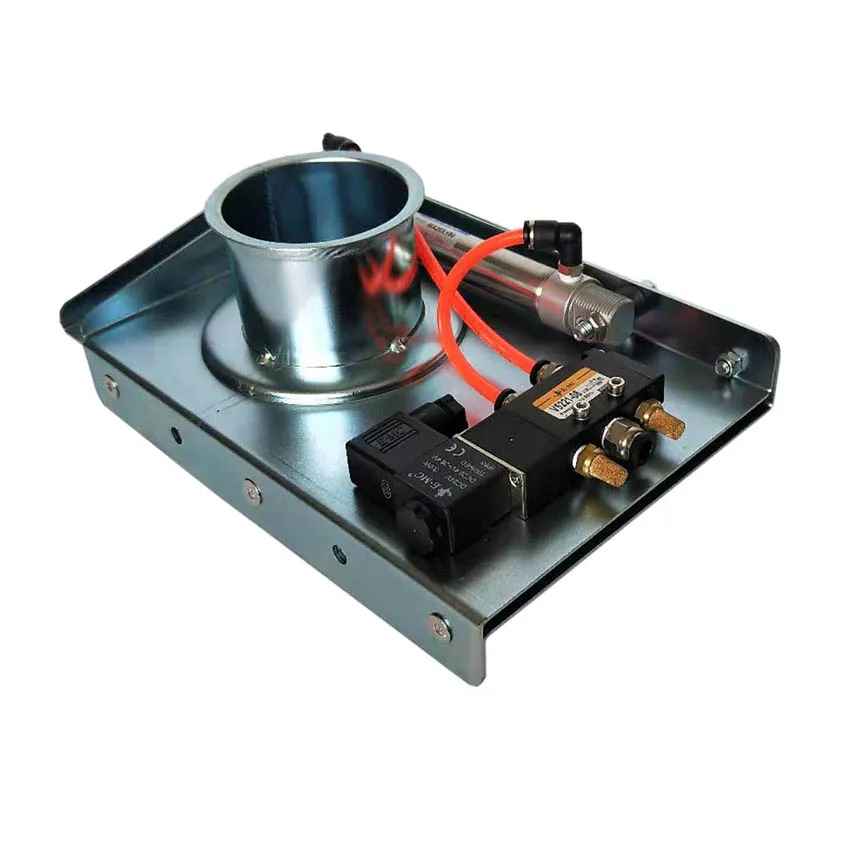 Pneumatic Blast Gate With Flared End And 24v Solenoid For Spiral Duct ...