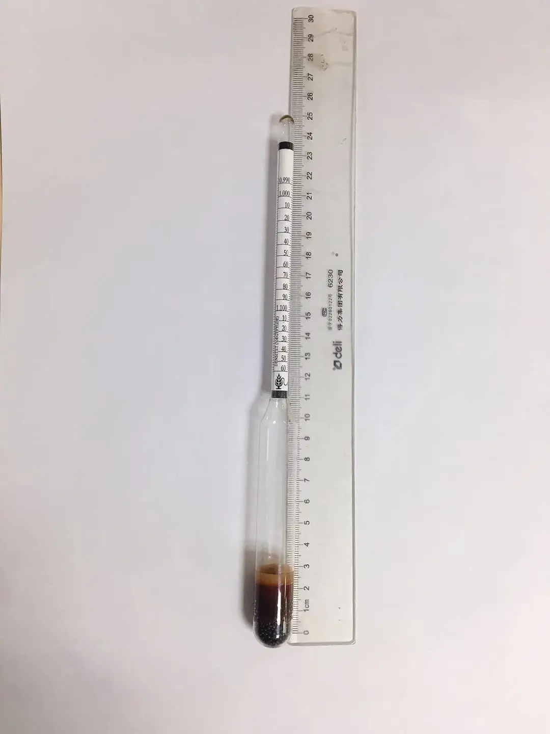 Triple Scale Hydrometer - Precision for ABV, Brix, & Gravity