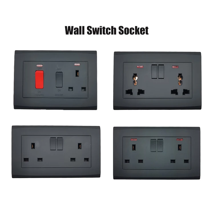 Saudi Arabia Iraq Kenya New Design 1 Gang 2 Gang 3 Gang Wall Switch 16A ...