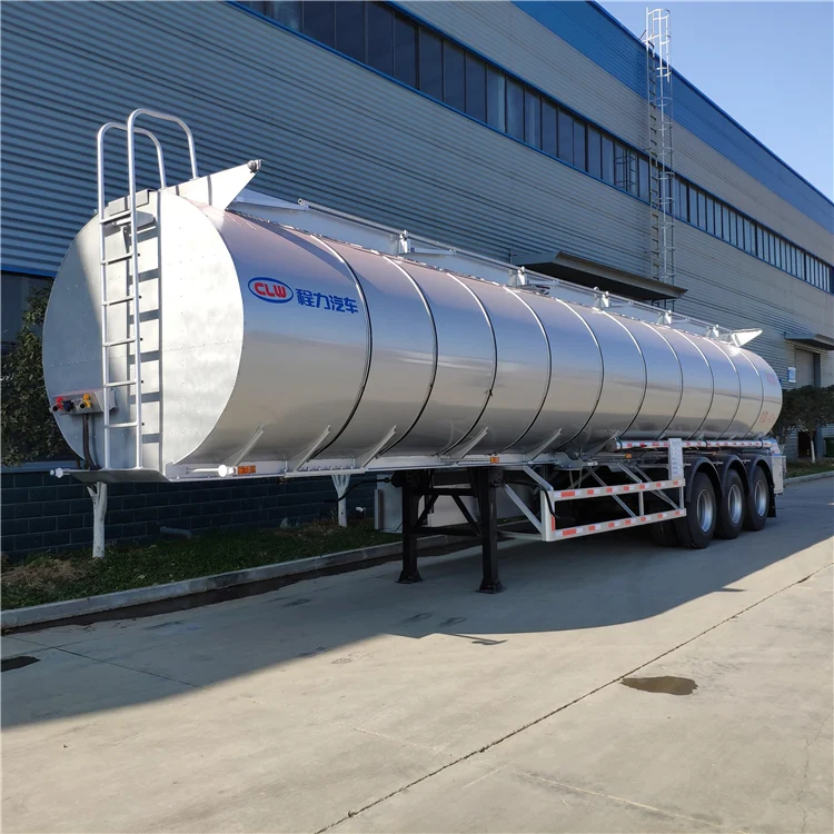 304 Food Grade Stainless Steel Tanker Trailer for Palm Oil Transport