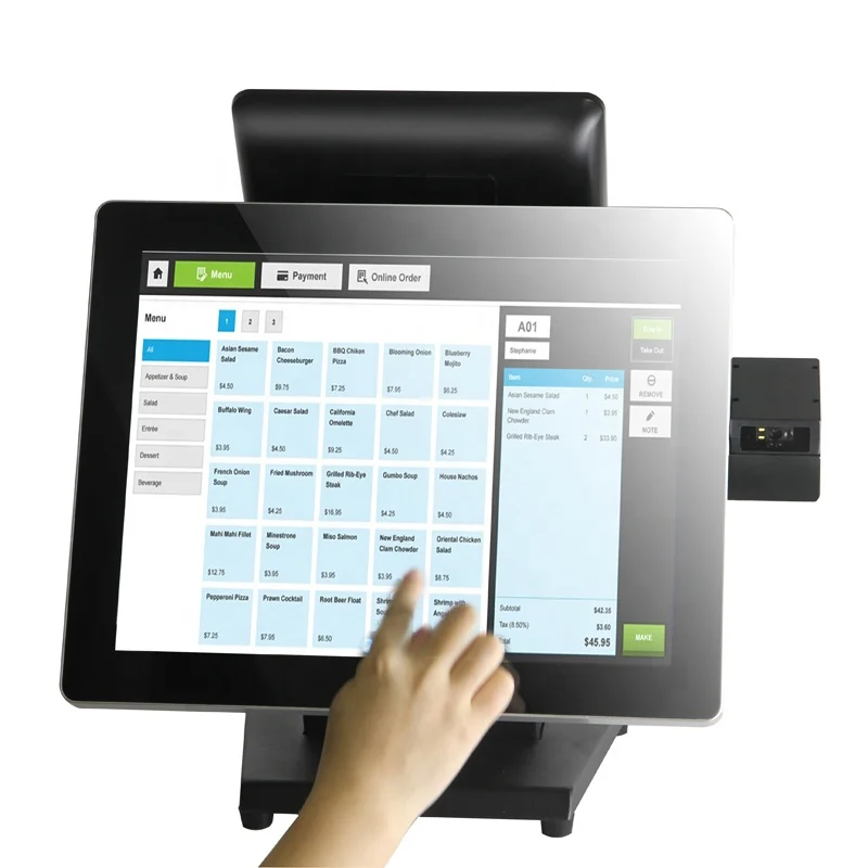 Restaurant Point of Sale All in One Touch Screen Cash Register Supplier ...