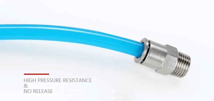 Spc 10-02 Male Straight Connector Air Tubing Quick Connector Hose ...