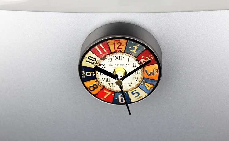 Retro European Wood Digital Refrigerator Clock Fridge Magnet Magnetic ...