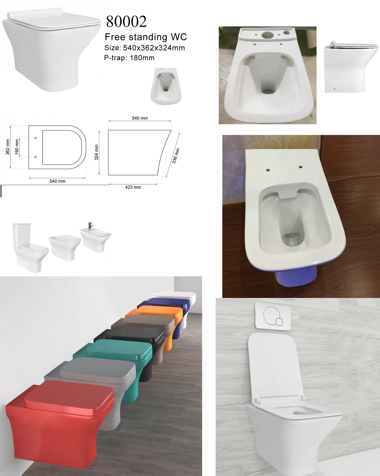 Monoblok Wc 결합 탱크 매트 그린 Wc 워터 마크 옷장 Duroplast 좌석 공공 비데 위생 P 트랩 바닥 팬 화장실