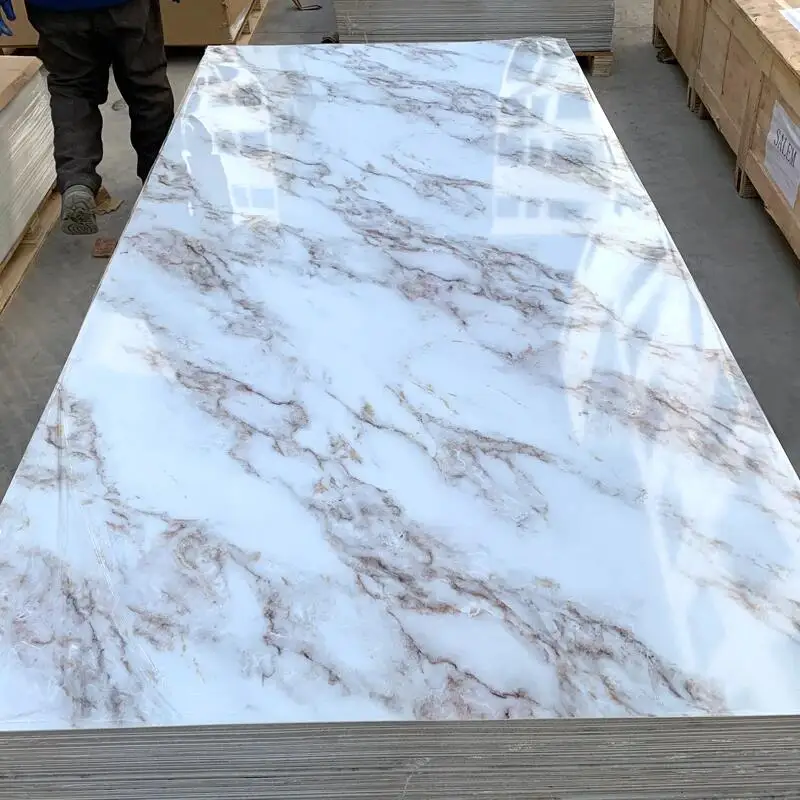 Hot Sale Wall Marble Sheets Waterproof Plastic Marble Alternative Pvc ...