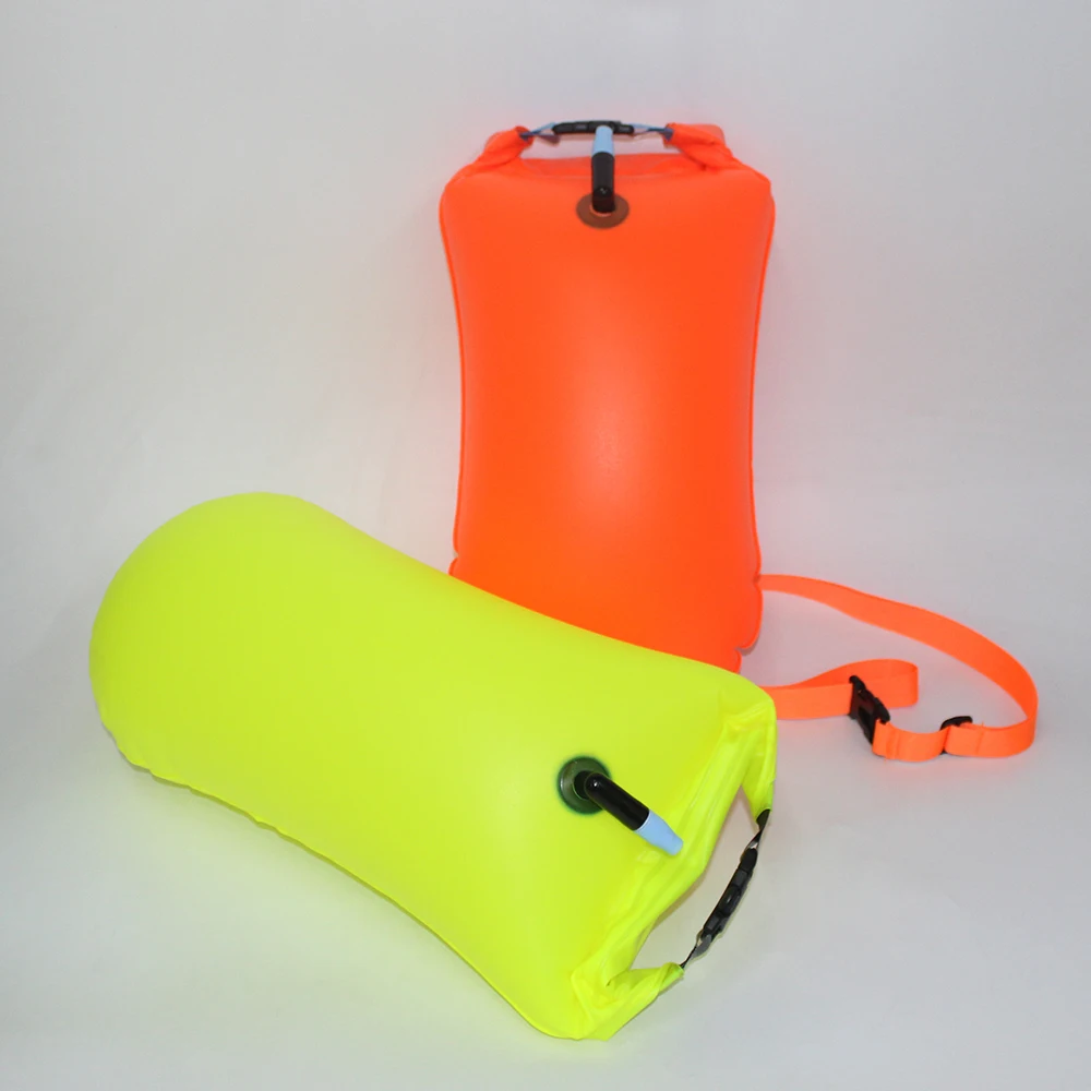 High Visibility Inflatable Swim Safety Buoy - Multiple Uses