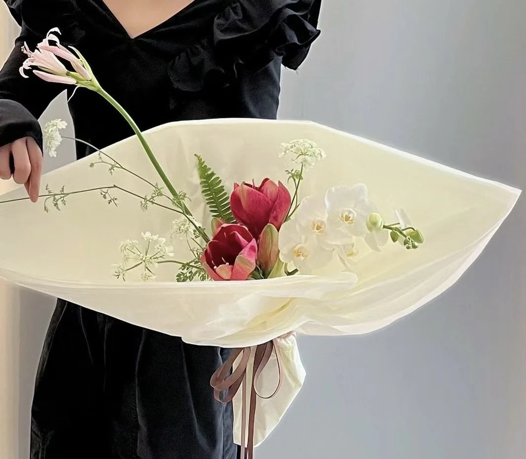 Newly Designed Ins Wind Reusable Bopp Composite Film Waterproof Flower ...