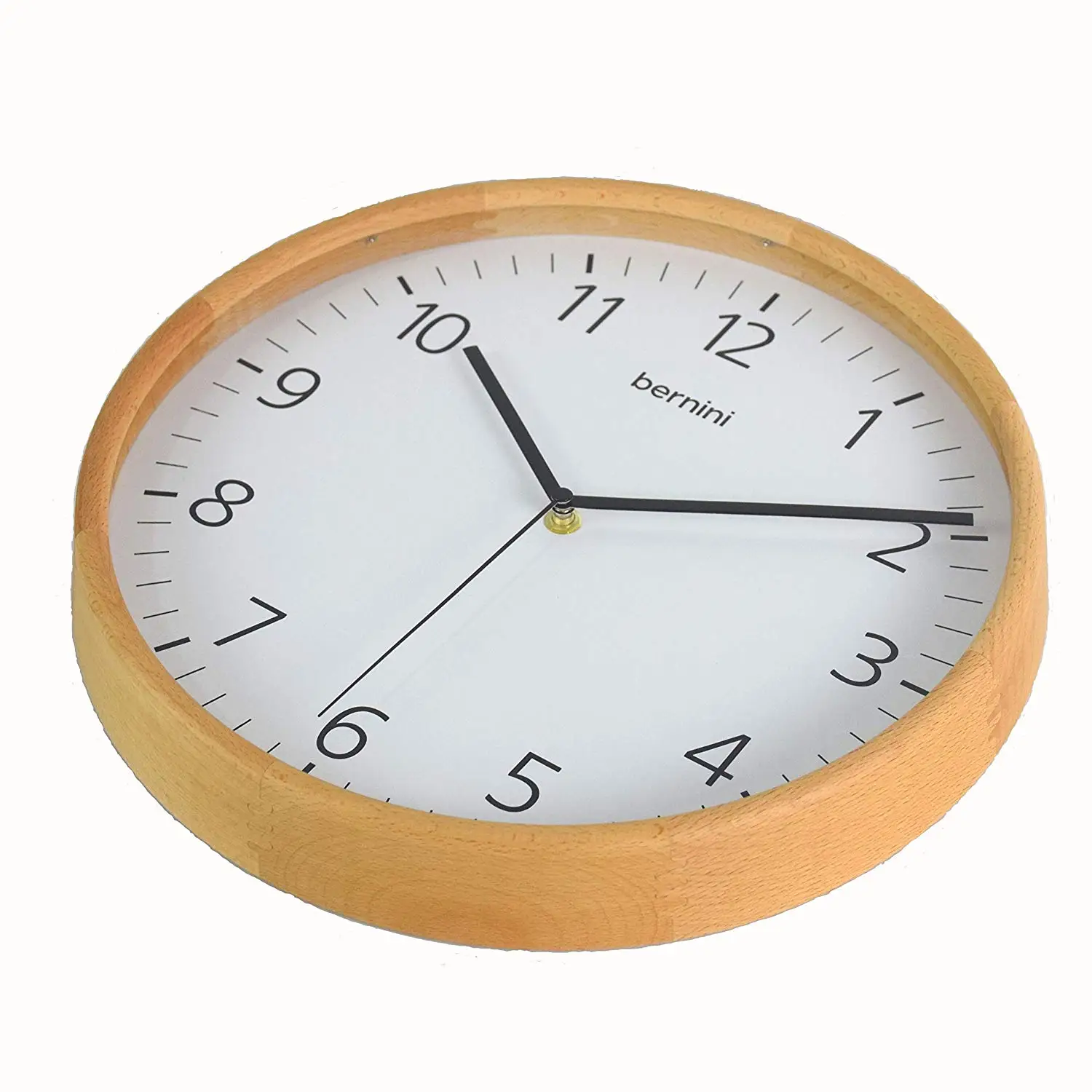 High Quality Wood Frame Round Wall Clock - Fashionable Decor