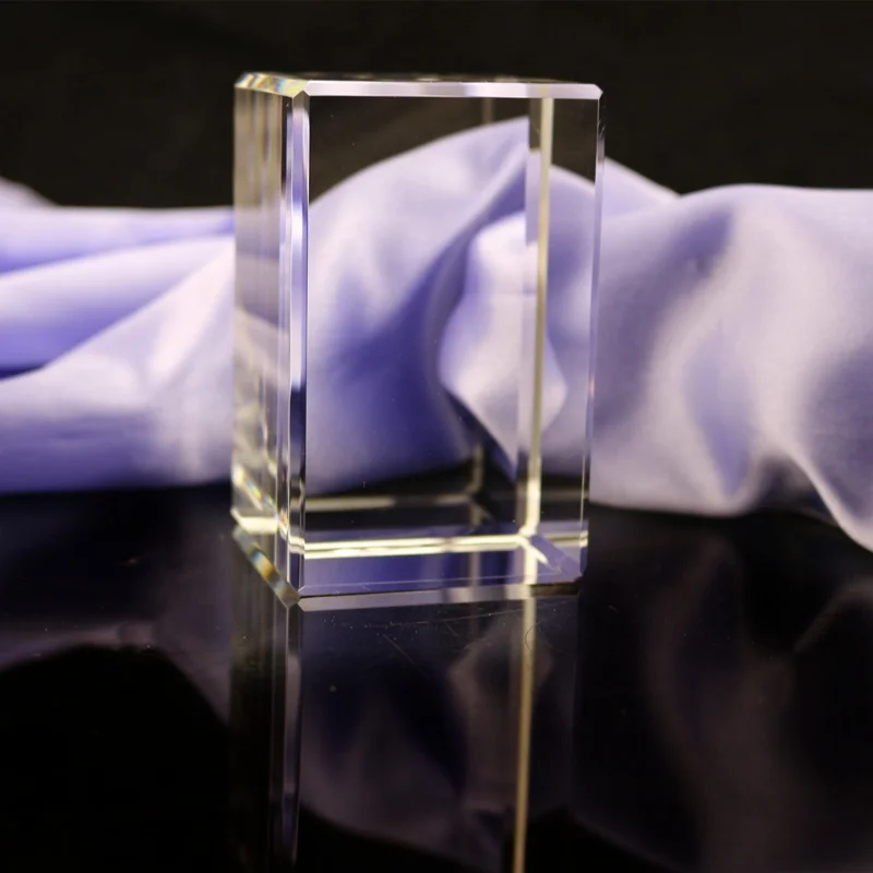 Clear Blank Crystal Block;machine Cutting Clear K9 Crystal Cube For ...