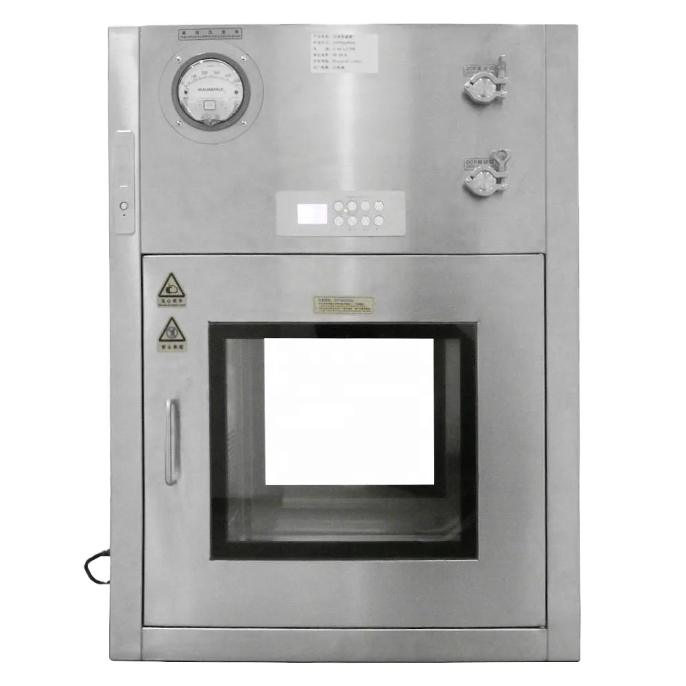 Pass Box Static Type Electrical Interlock Clean Room Pass Through Box ...