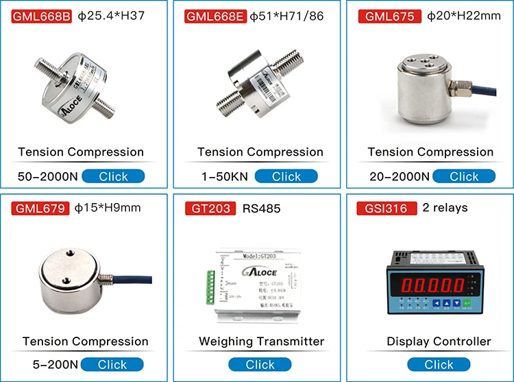 Galoce Miniature Threaded In Line Rod End Tension And Compression Load ...