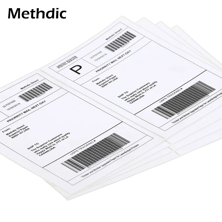 150 Sheets / Box Of Methodic Laser Printing Paper For Express Logistics ...