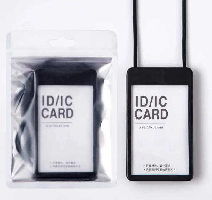 Creative Double Pull Silicone Lashing Card Sleeve Work Certificate ...