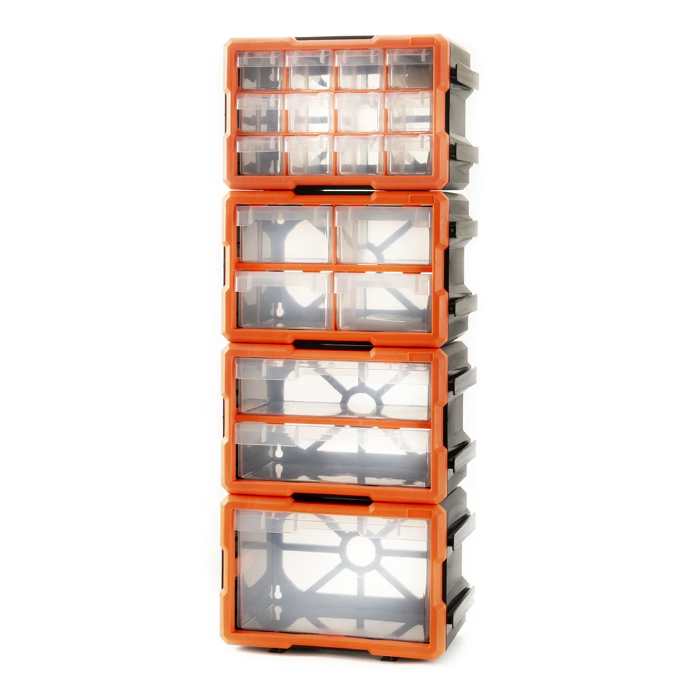 Small Plastic Tool Box Hardware Craft Storage Cabinet Drawer Box ...