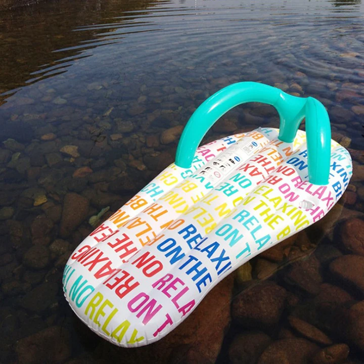 Inflatable Water Floating Slipper Pvc Material Soft Play Equipment ...