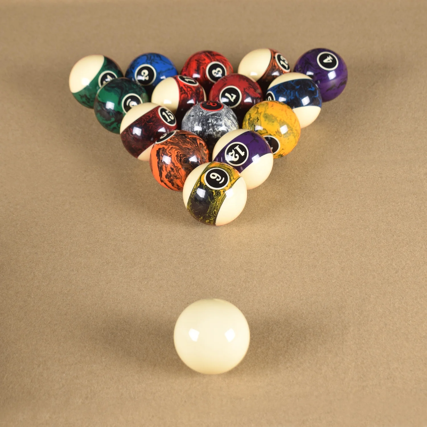 2-1/4" Marble Design Billiard Balls Set| Alibaba.com