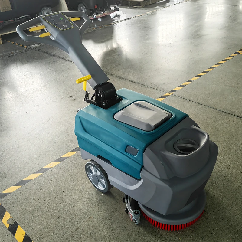 Auto Scrubber Floor Cleaning Machine Small Electric Tile Floor Scrubber ...