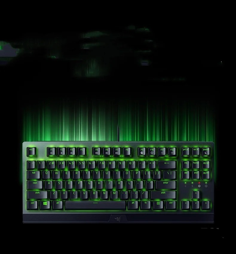 Factory Ra-zer Black Widow Spider X Wire 87 Keys Gaming Keyboard ...