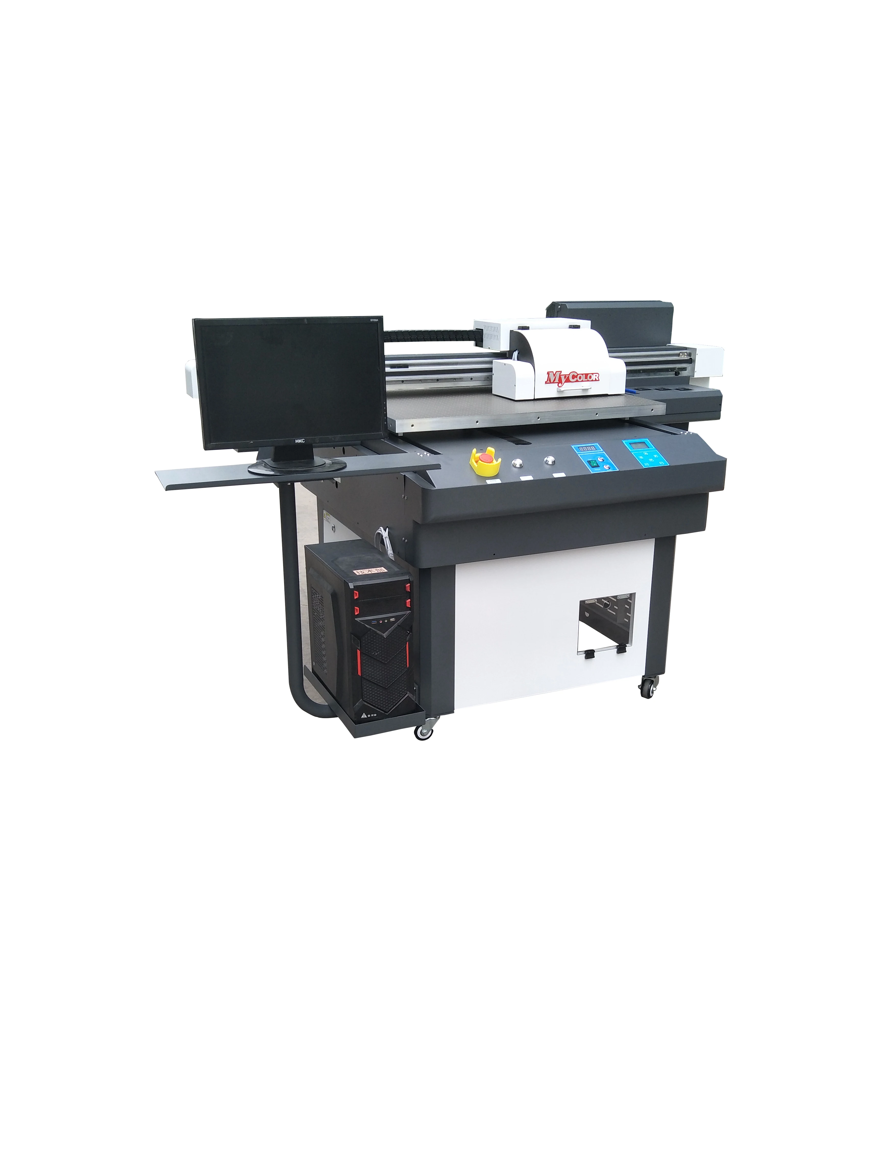 Audley CE 3 Led Light 3 Head Digital Inkjet 9060 Rotary UV Printer