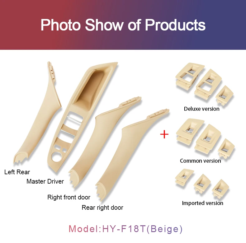 Interior Door Inner Handle For F10 F11 F18 Bmw 5 Series Armrest Pull ...