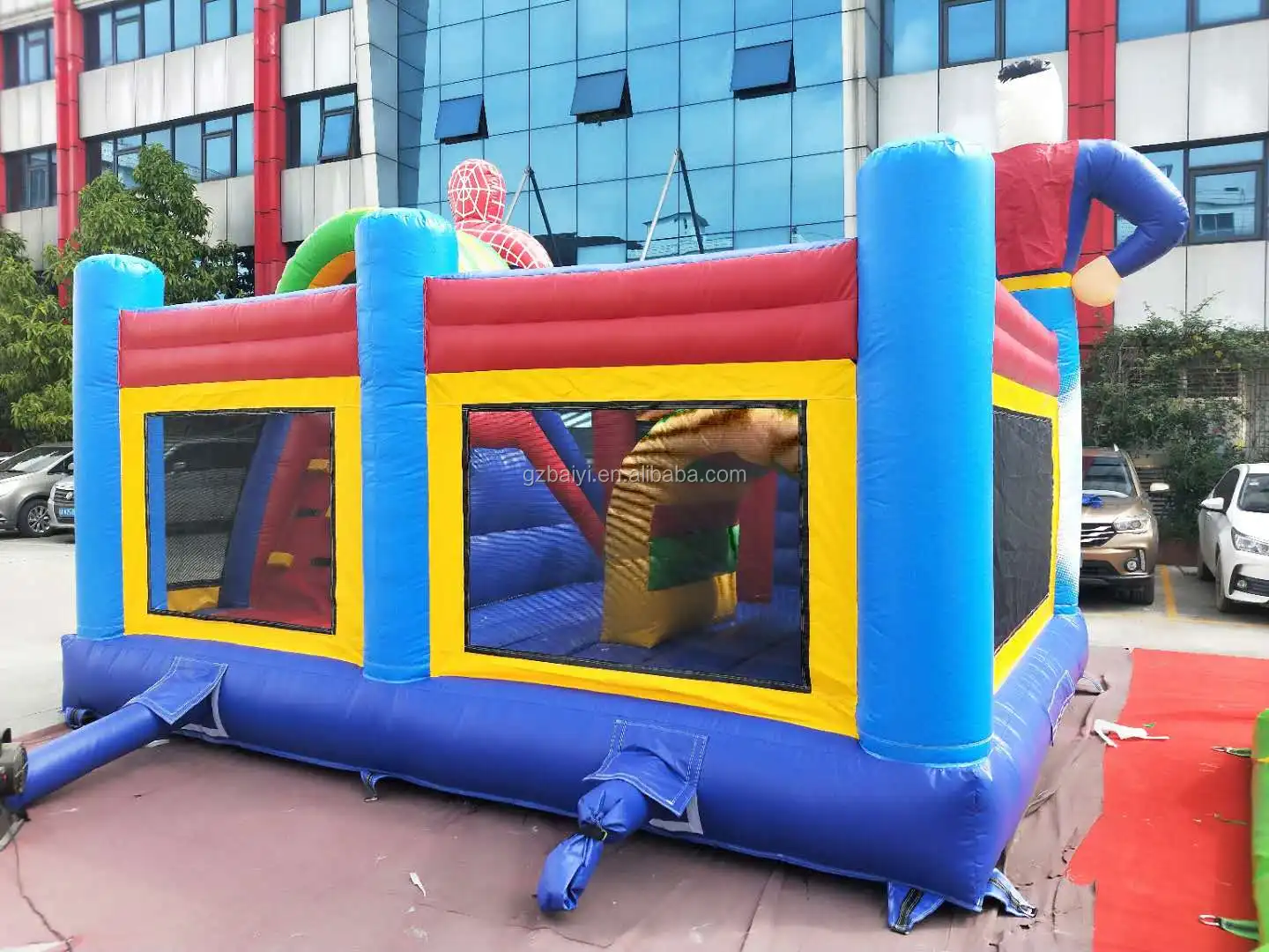 New Design Colorful Combination Spiderman Trampoline Jumper Cheap ...