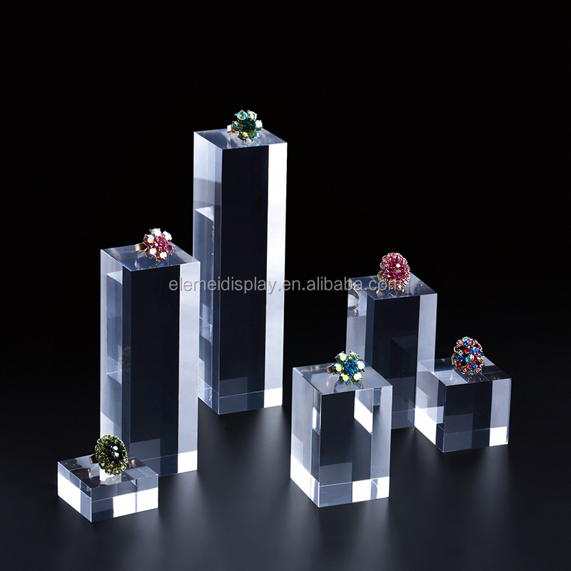 2020 Clear Acrylic Block Display Plexiglass Cube - Buy 6 Sided Acrylic ...