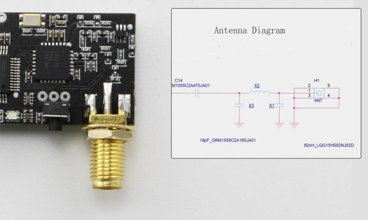 Taidacent Long Distance Serial Port Uart Communication Module Sx1278 433mhz Lora Module Lora 