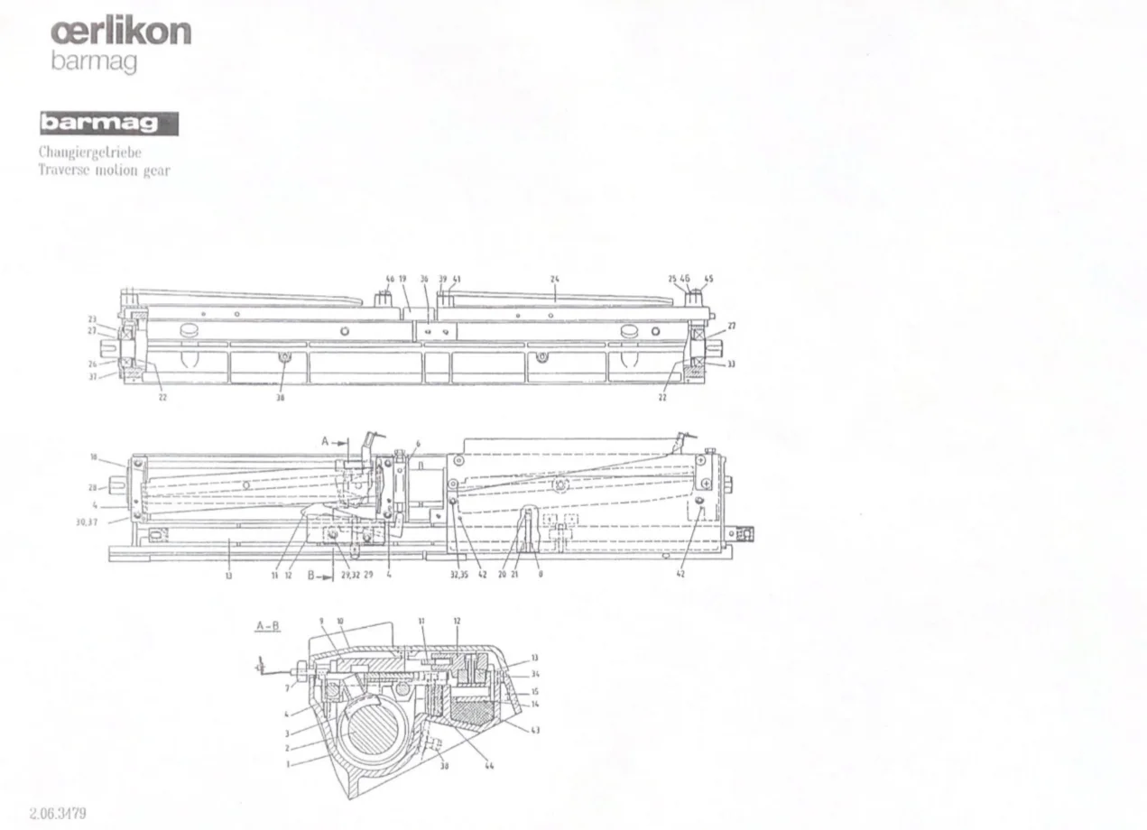 Barmag Fk6-1000 Texturizing Machine Parts Thread-guide Traverse Motion ...