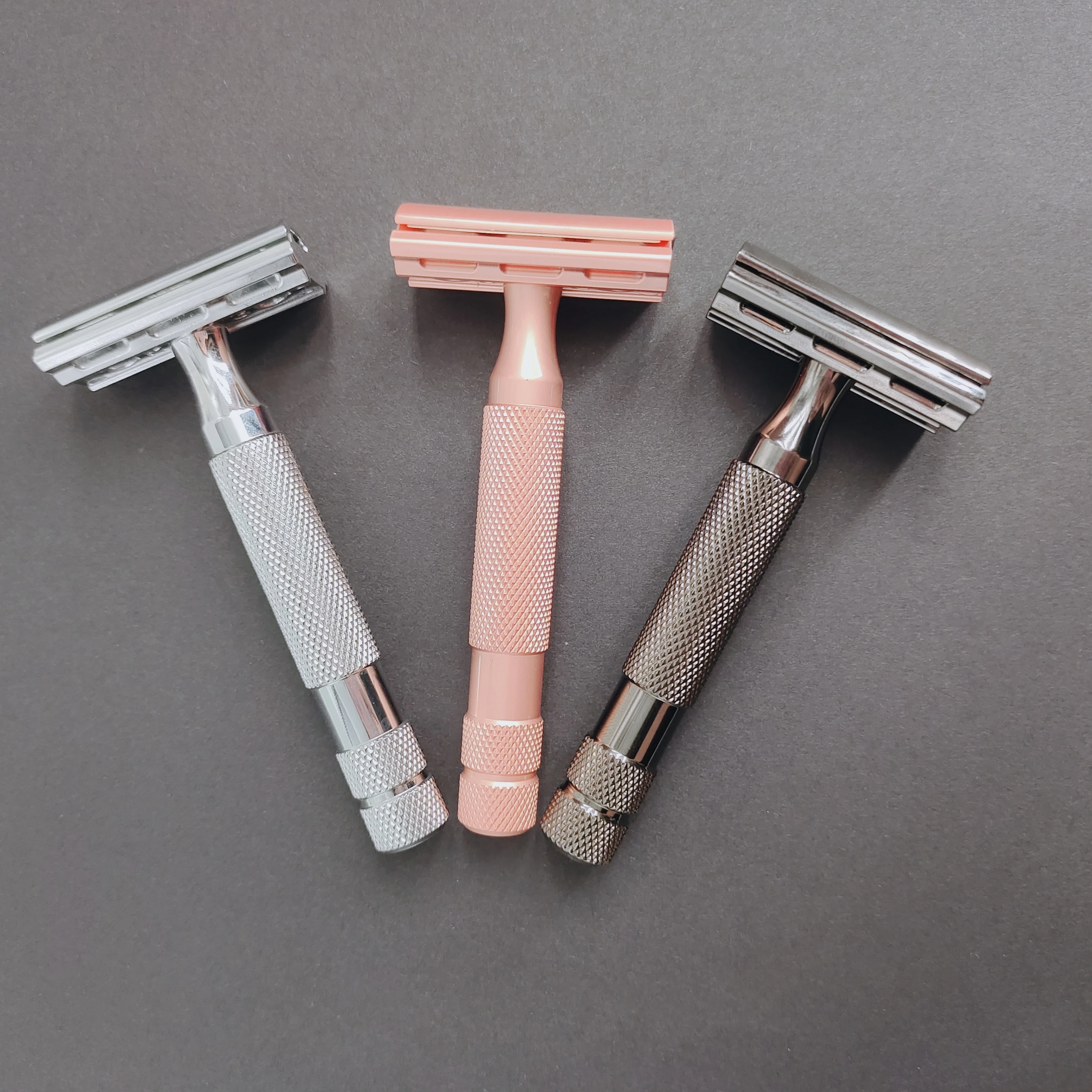 Wholesale Metal Razor Double Blades Old-fashioned Razor For Man 1set ...