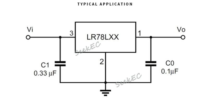 LM7805 Voltage Regulator - 5V, SMD/DIP, ROHS Compliant
