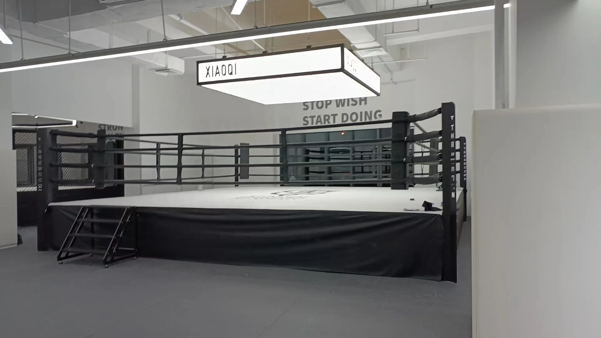 Professional Muay Thai Mma Platform Boxing Ring With Canvas Cover Ropes ...