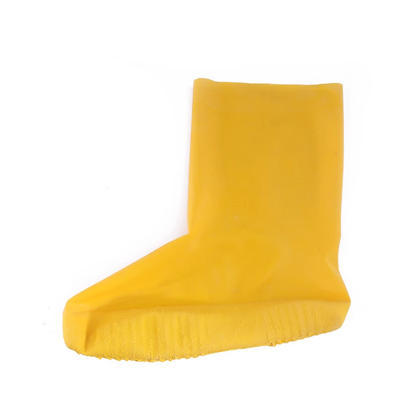 Chemical-Resistant Protective Boots Yellow Heavy-Weight Latex ...