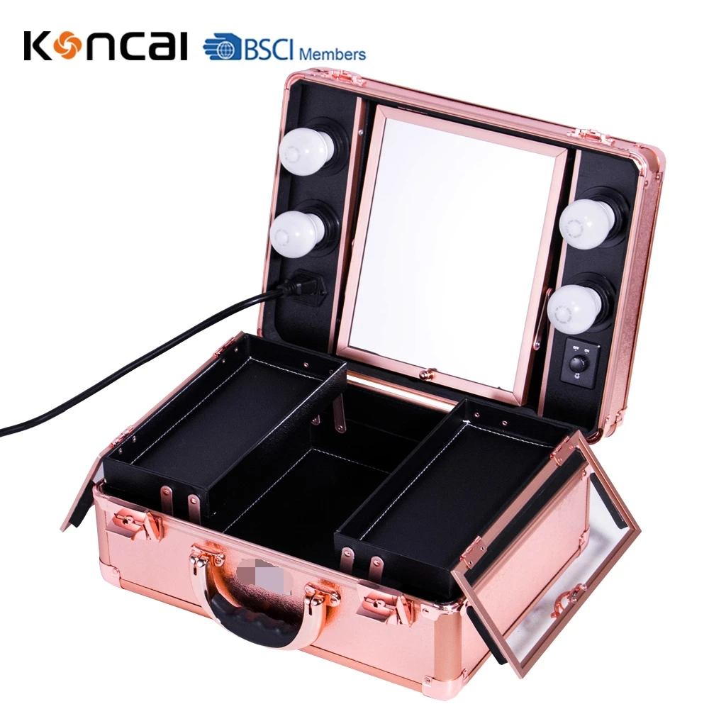Professional Make Up Case With Light Mirror Hairdresser Case,Made Of ...