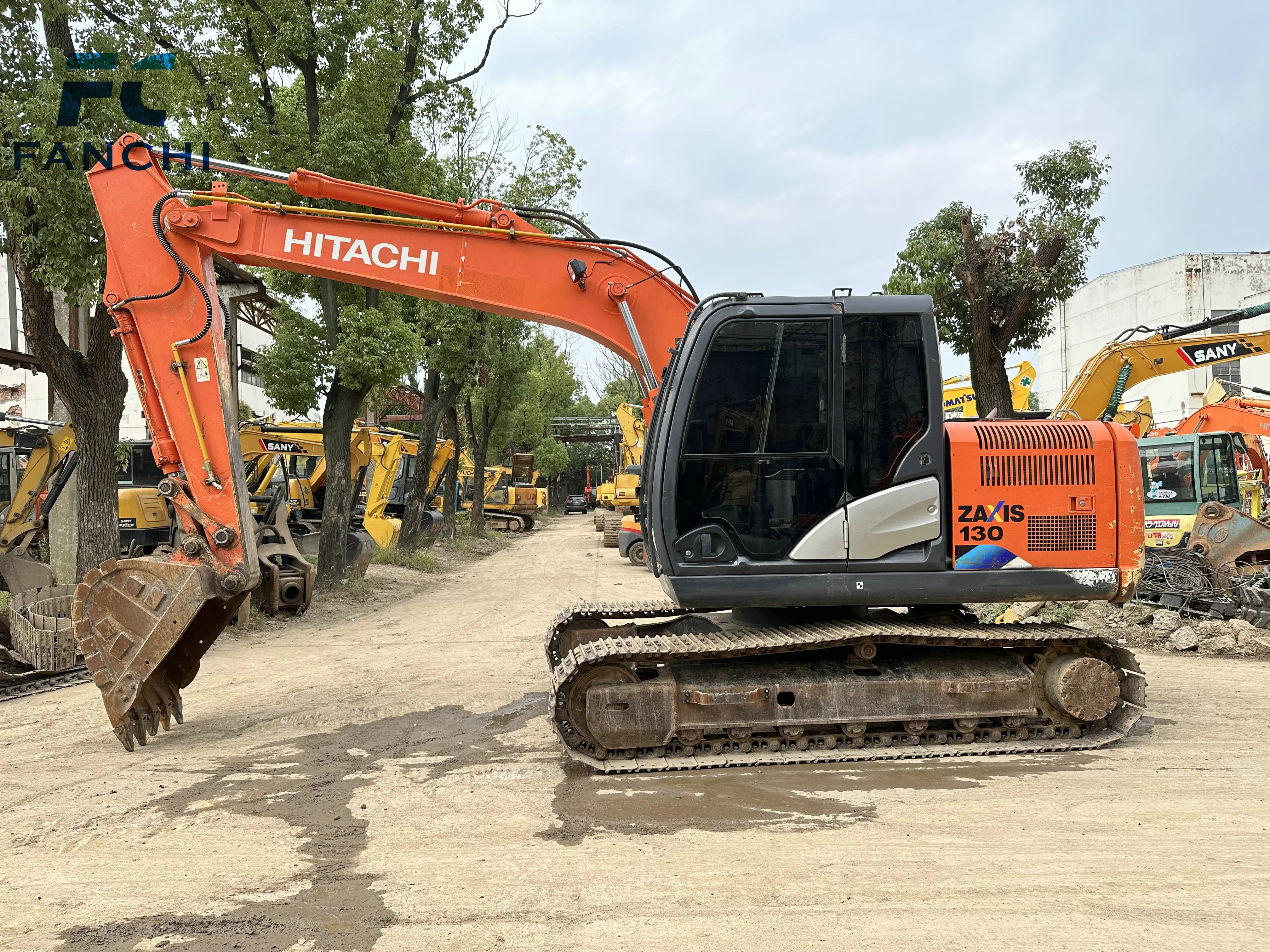 HITACHI Crawler ZX130-5A Excavator Reasonable Price Used Digital ...