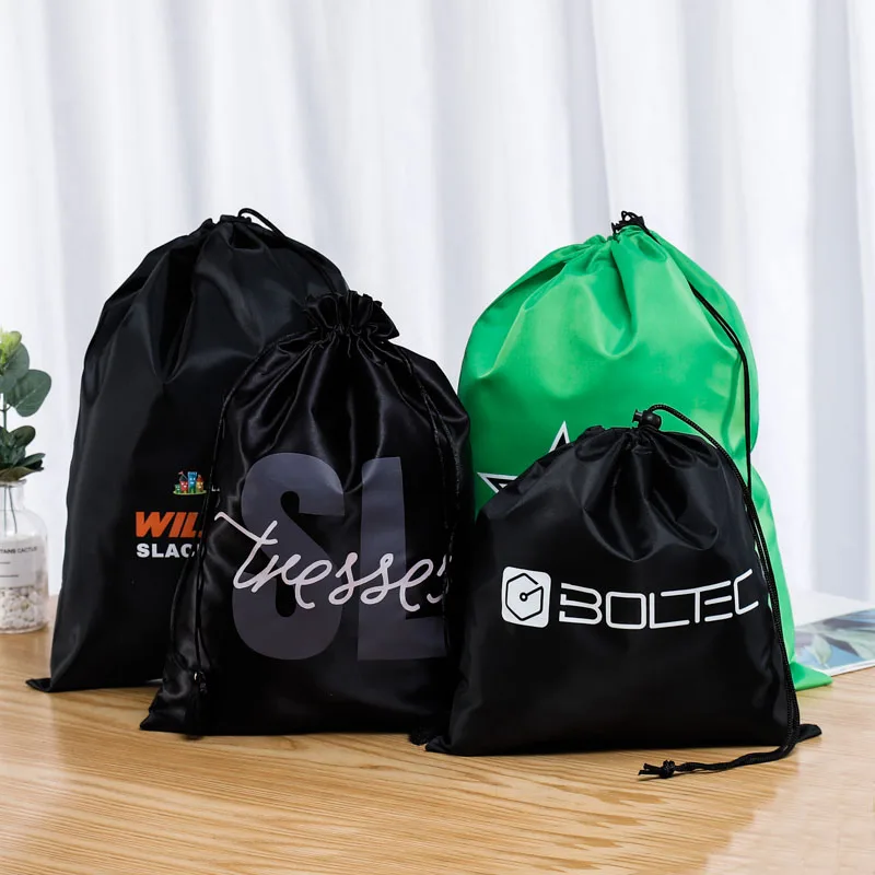 Custom Printing logo Shopping Promotional Travel Gym Sport Drawstring ...