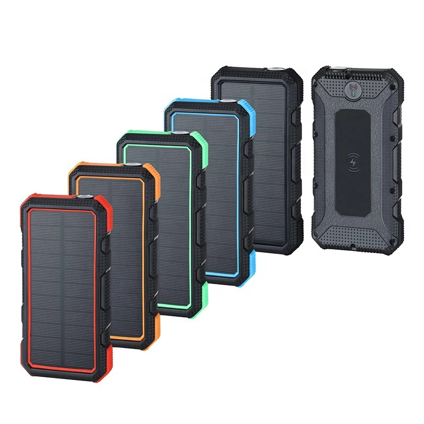 Solar Wireless 30000mah 18w Fast Charger Best Power Bank Banks Pd ...