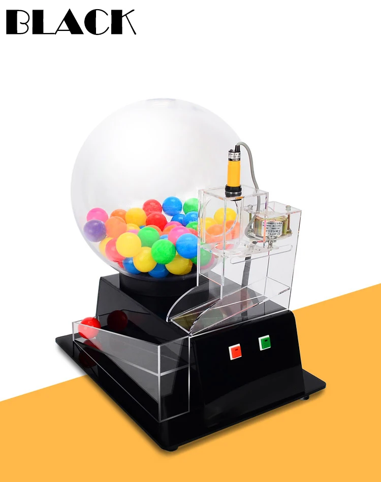 Transparent Acrylic Automatic Lottery Machine & Bingo Slot Machine
