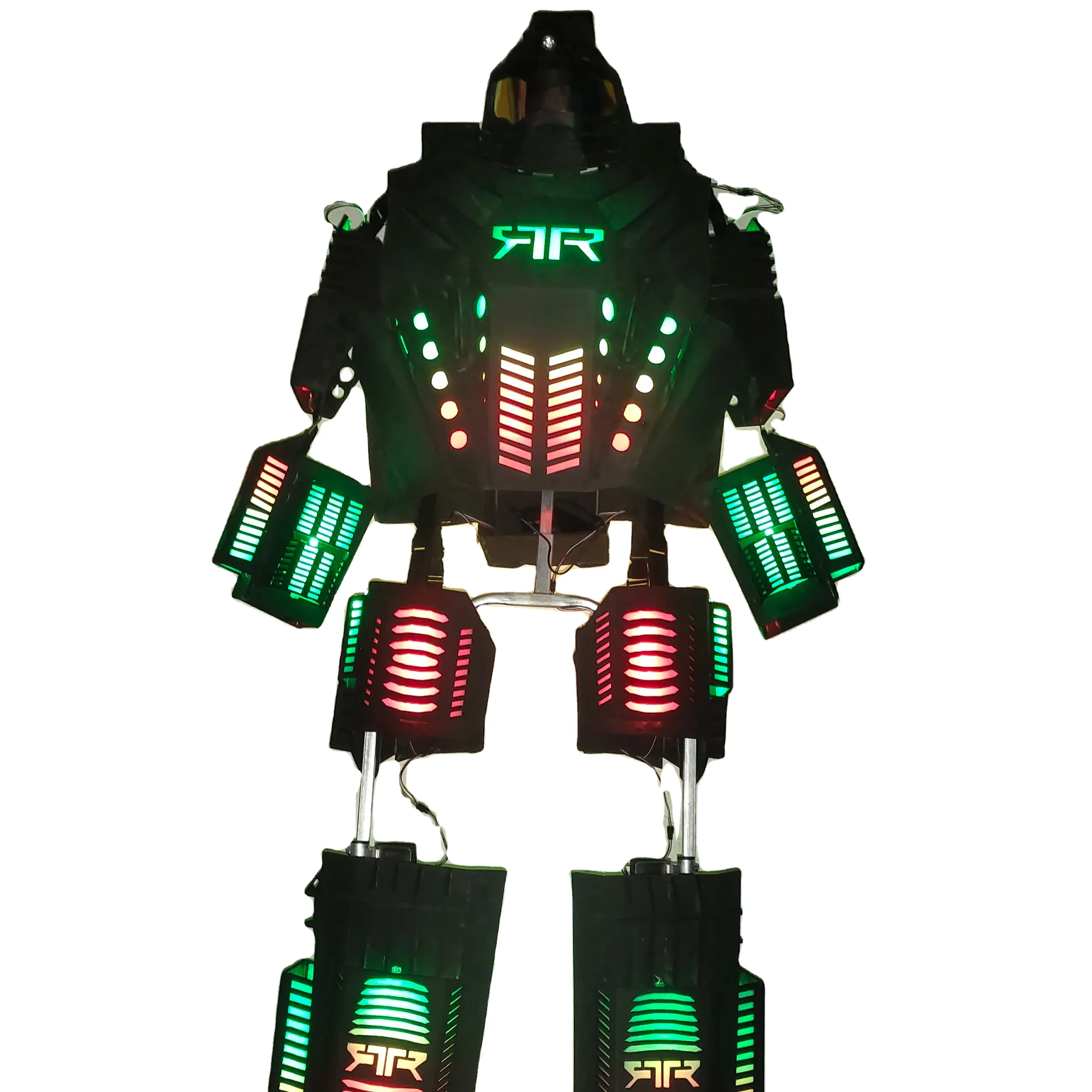 Led Stilts Walker Costume Disfraces Halloween Led Suit Costume Helmet ...