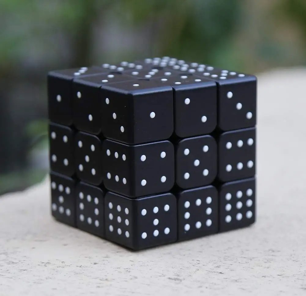 3x3x3 Speed Cube 3d Relief Effect Sudoku Braille Magic Cube Puzzle,Iq ...