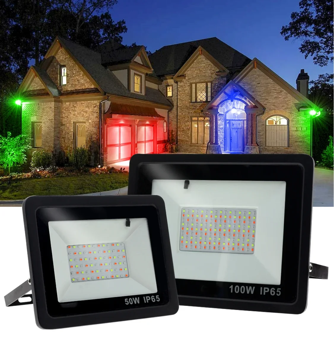 Outdoor Led Floodlight Color Changing Led Stage Landscape Lighting ...